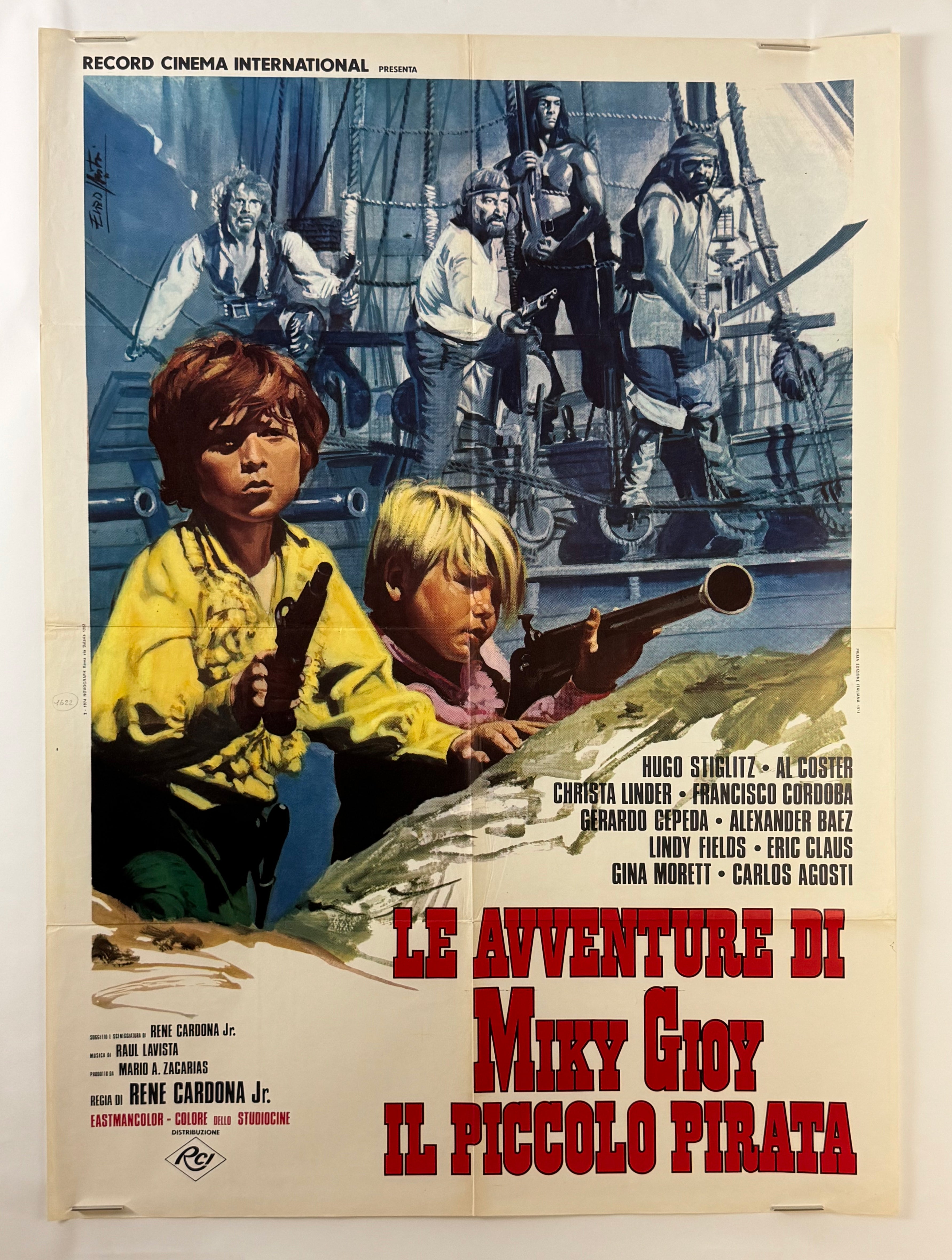 Original Vintage Le Avventure di Miky Gioy Il Piccolo Pirata Mexican M