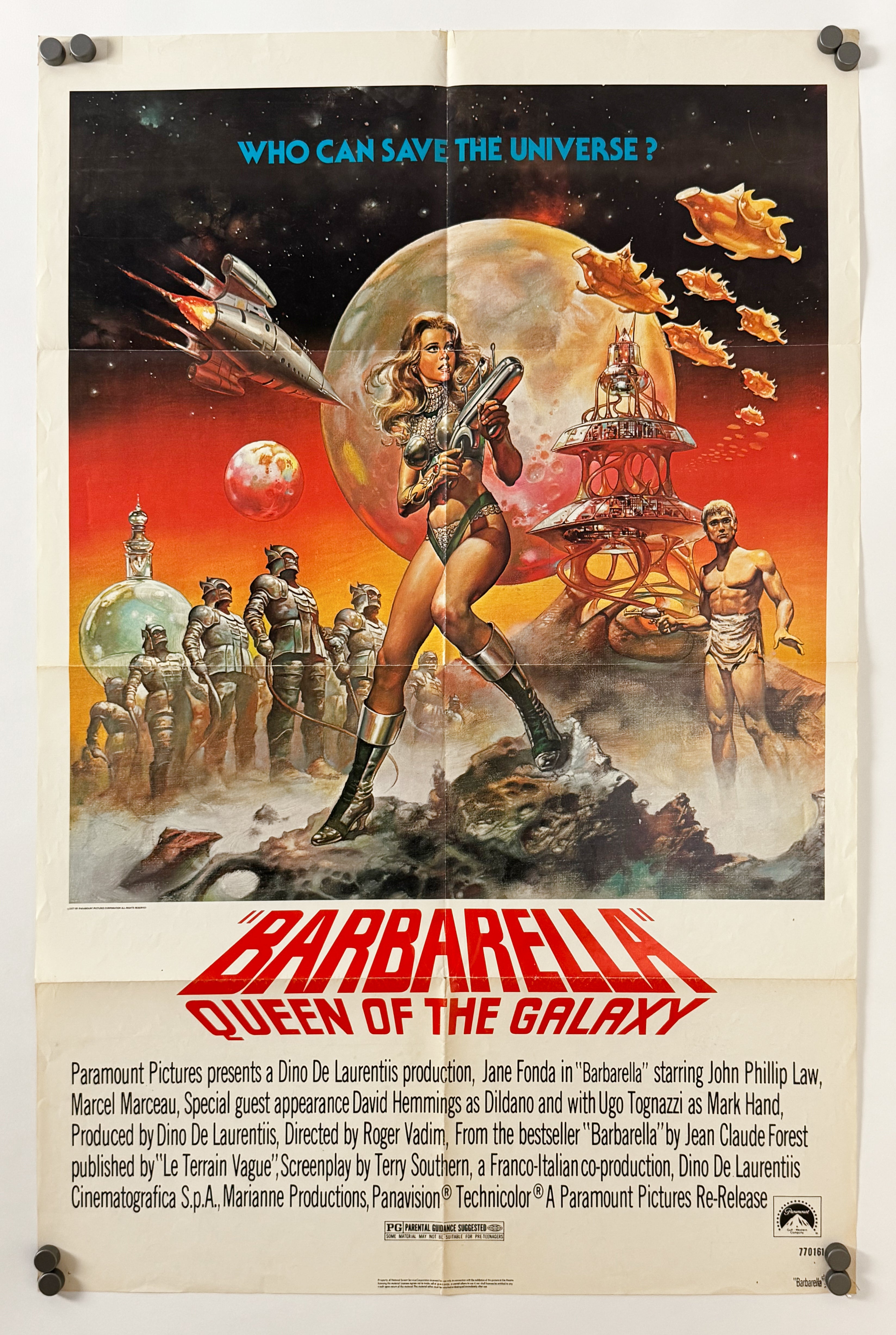 Original Vintage Barbarella American Movie Poster
