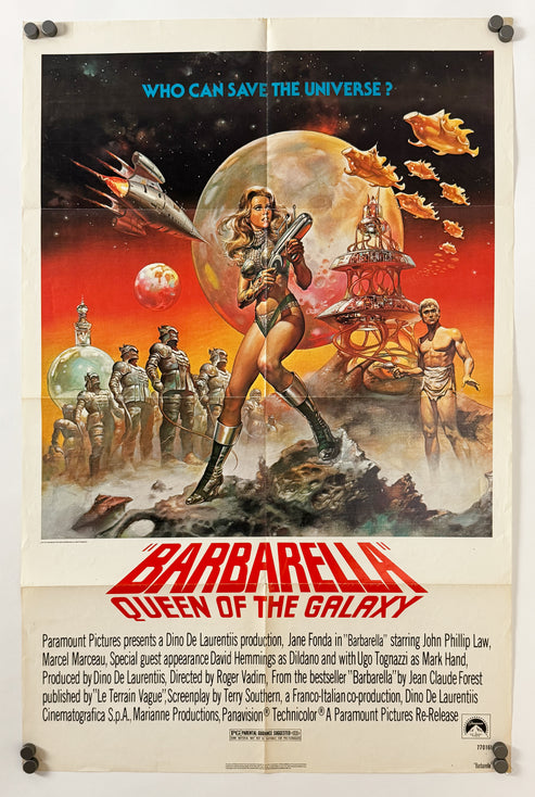 Original Vintage Barbarella American Movie Poster