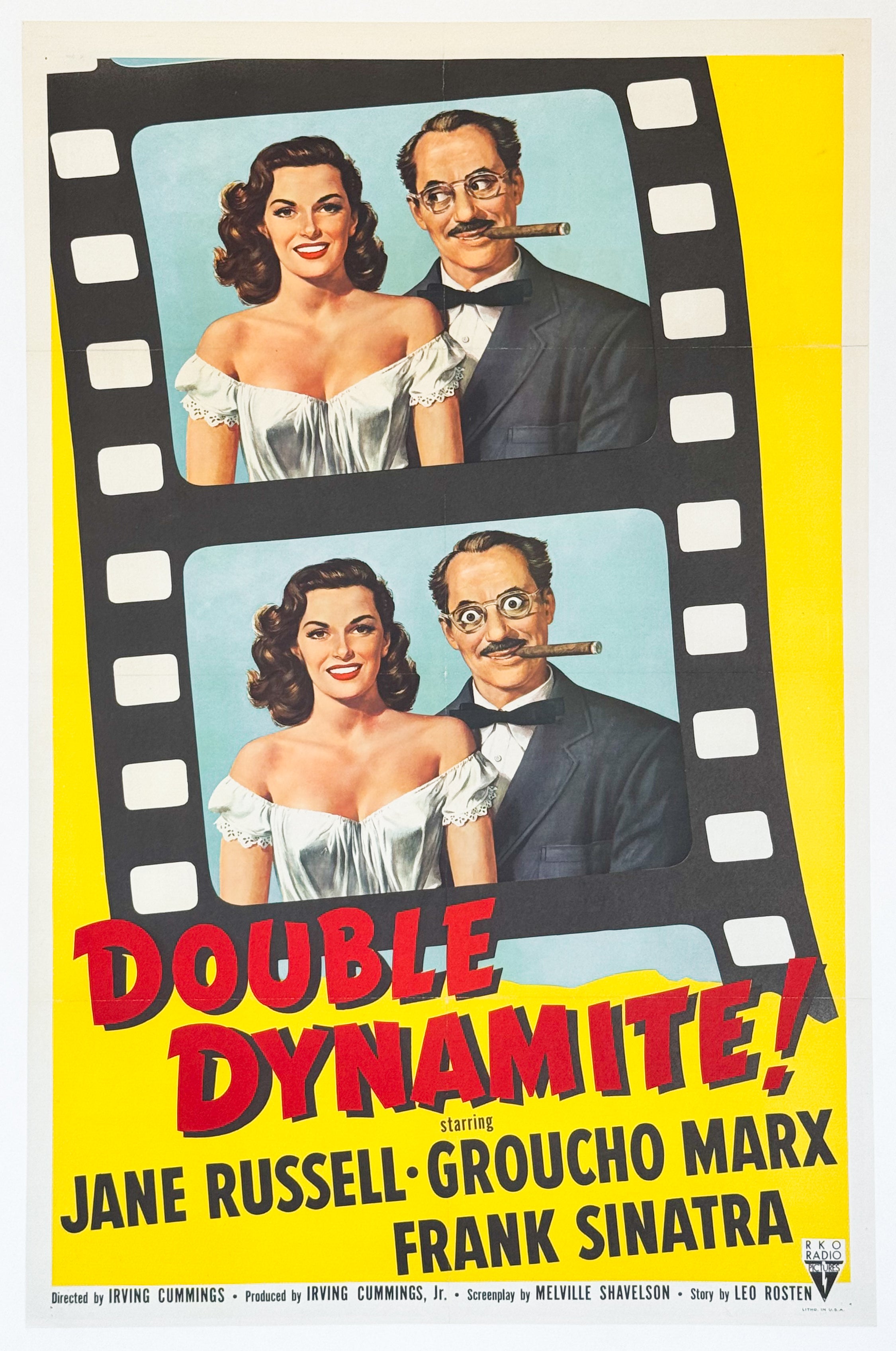 Vintage Original Double Dynamite Poster