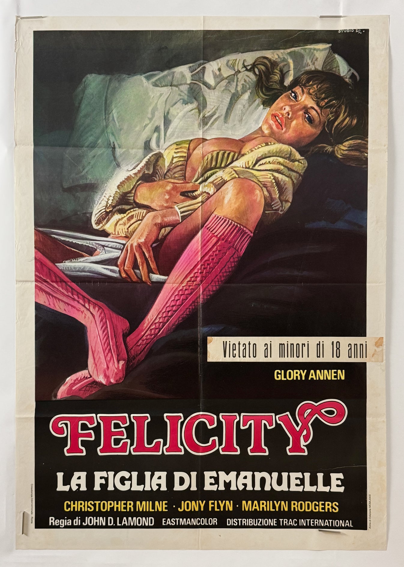 Original Vintage Felicity Sexploitation Australian Movie Poster