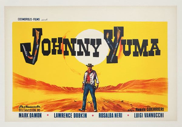 Vintage Original Italian Film Poster Johnny Yuma