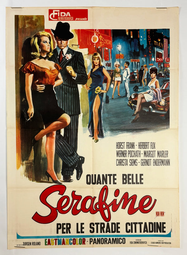 Original Vintage Quante Belle Serafine per le Strade Cittadine Movie P