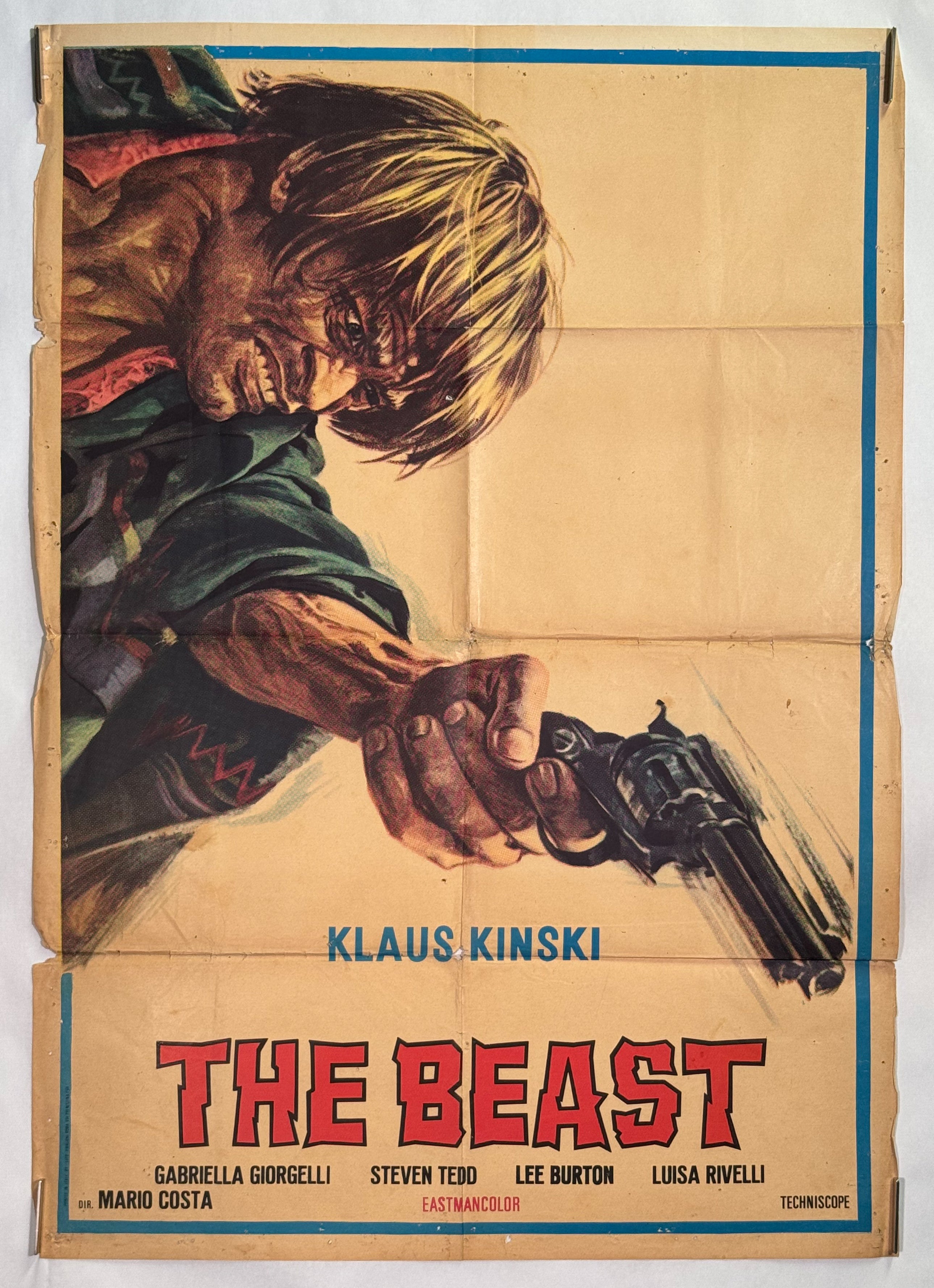 Original American Vintage The Beast Movie Poster
