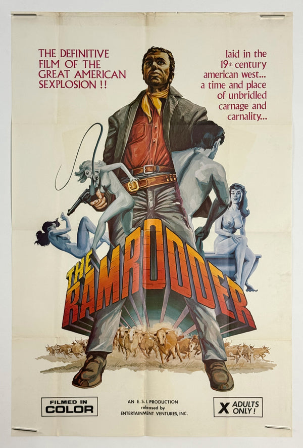 Original Vintage The Ramrodder Movie Poster
