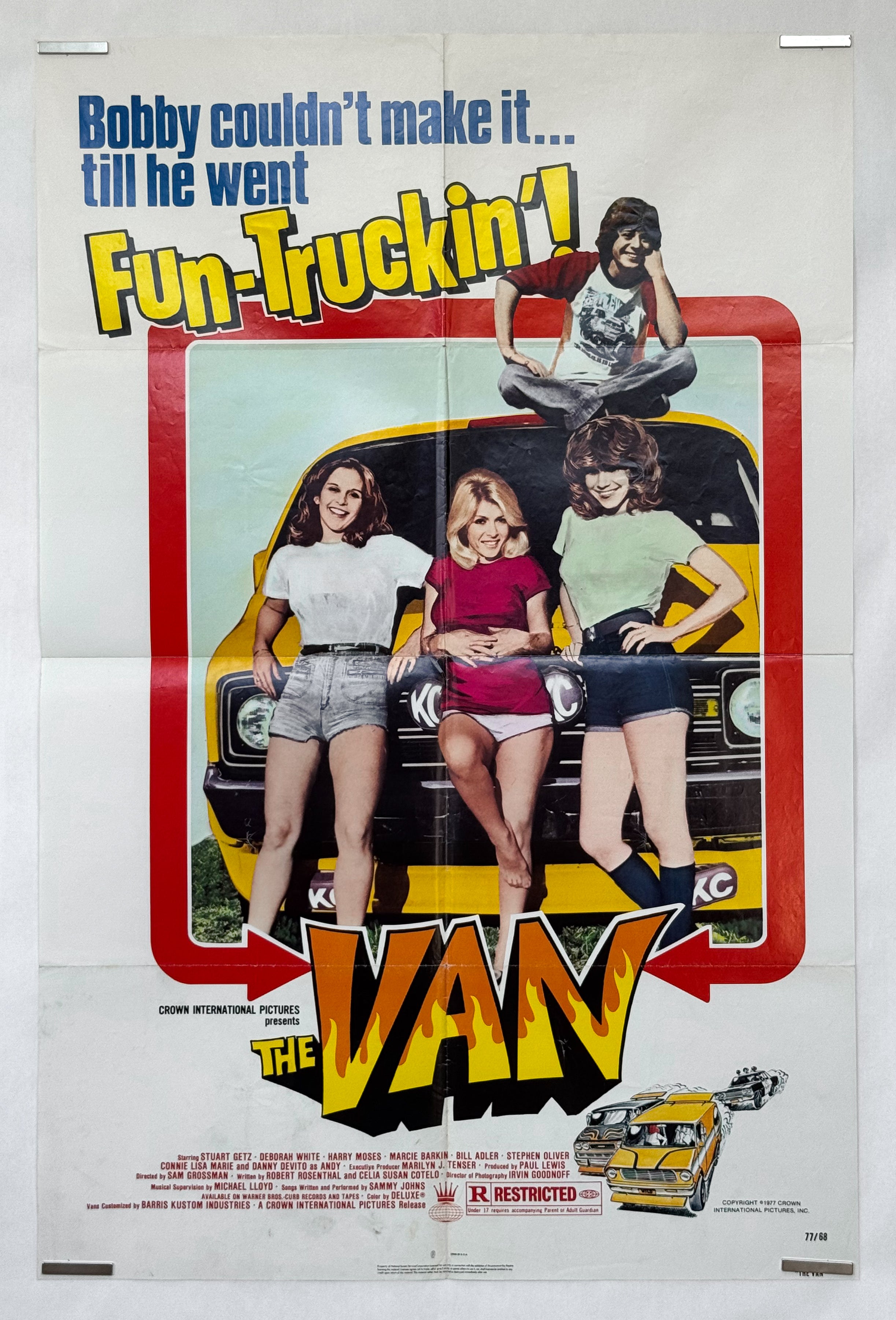 Original Vintage The Van Move Poster